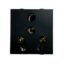 Cornetto 16 Amp Modular 5 Pin Socket (Black) - Smuf
